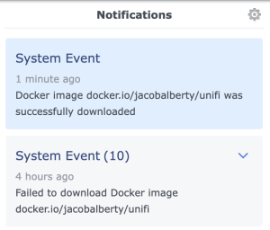 Synology Diskstation DSM Failed to download Docker image – Mihai MATEI